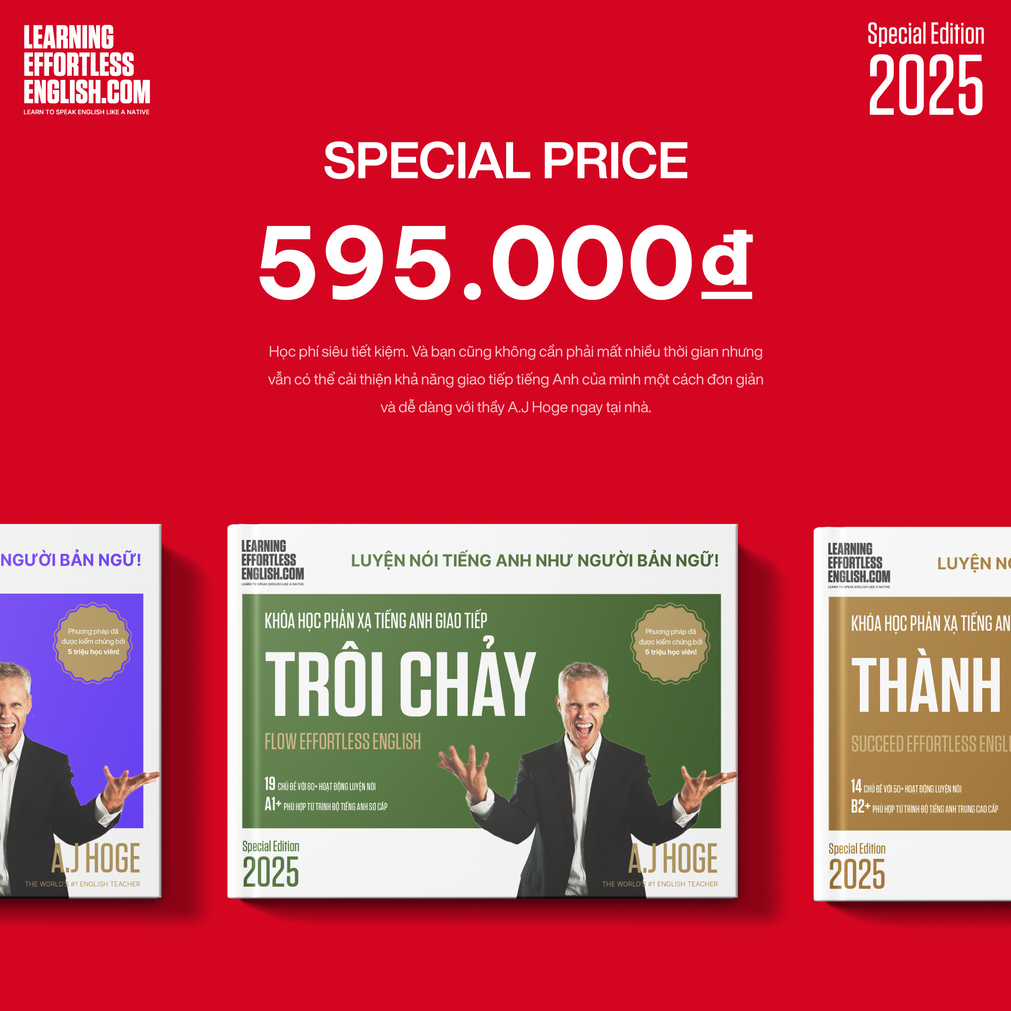 Thông báo ra mắt Effortless English Program 2025 - Phiên bản đặc biệt ...