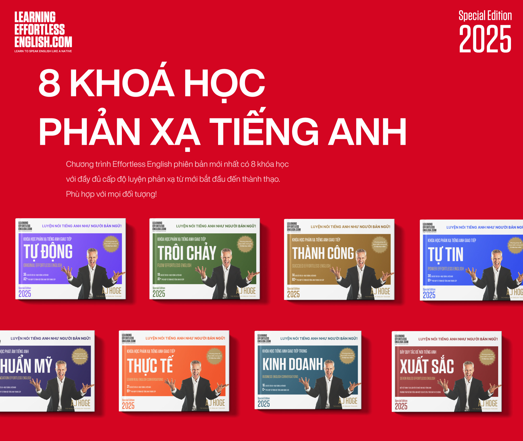 Thông báo ra mắt Effortless English Program 2025 - Phiên bản đặc biệt ...