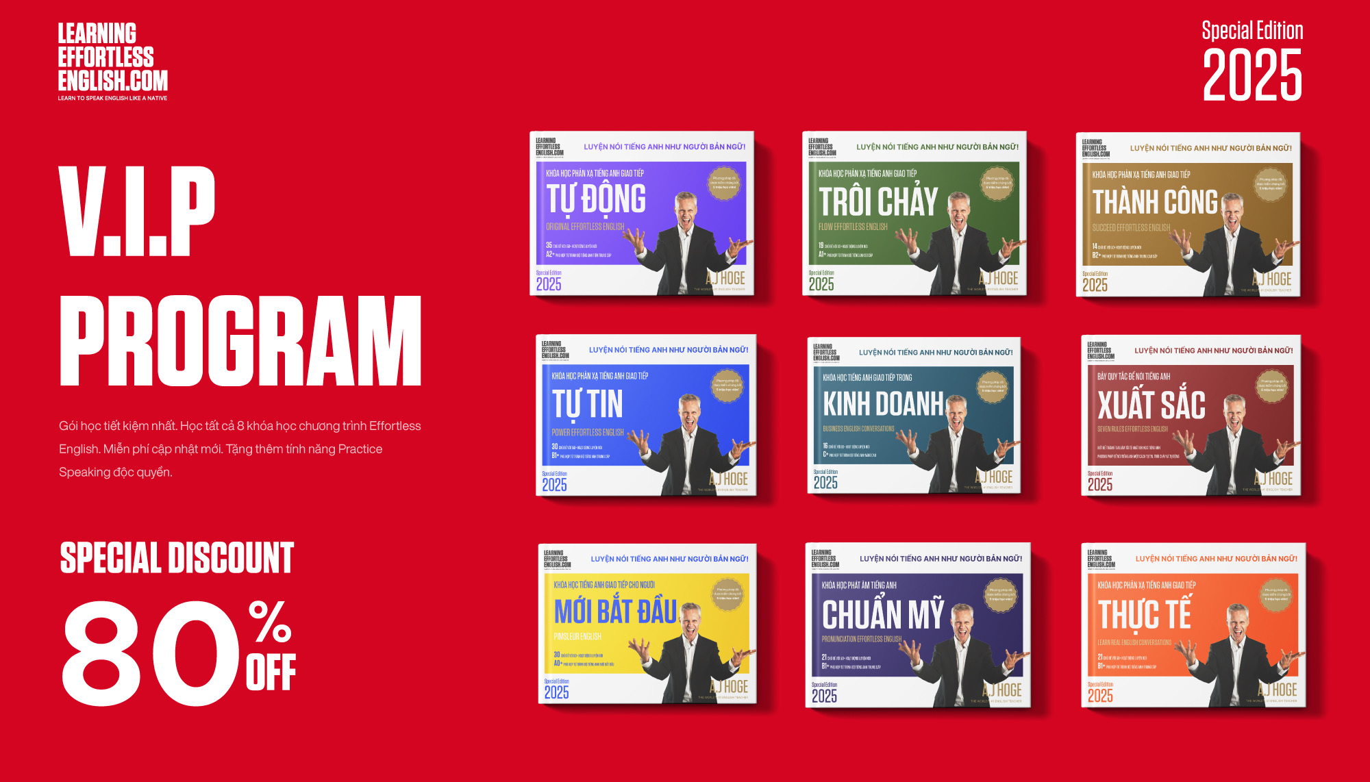 Thông báo ra mắt Effortless English Program 2025 - Phiên bản đặc biệt ...