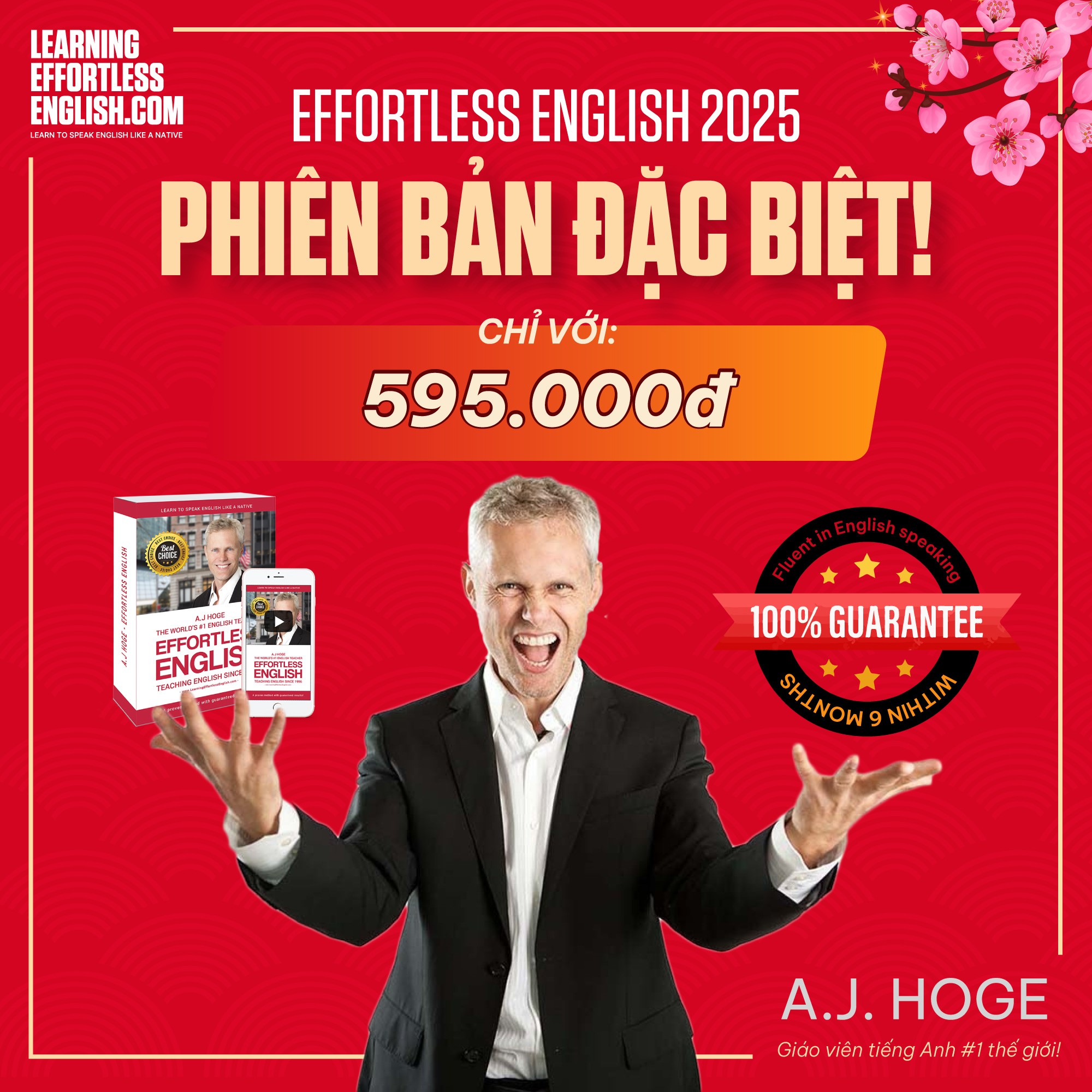 Thông báo ra mắt Effortless English Program 2025 - Phiên bản đặc biệt ...