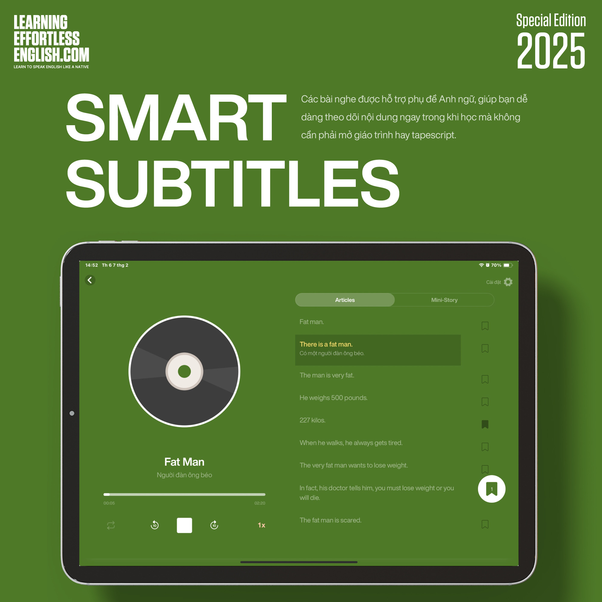 Thông báo ra mắt Effortless English Program 2025 - Phiên bản đặc biệt ...